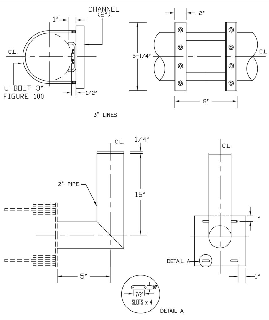 U-Bolt Pipe Clamp & Support – Products | Piping Tech